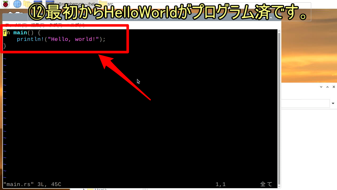 Rustにラズパイで入門！Hello Worldしてみた