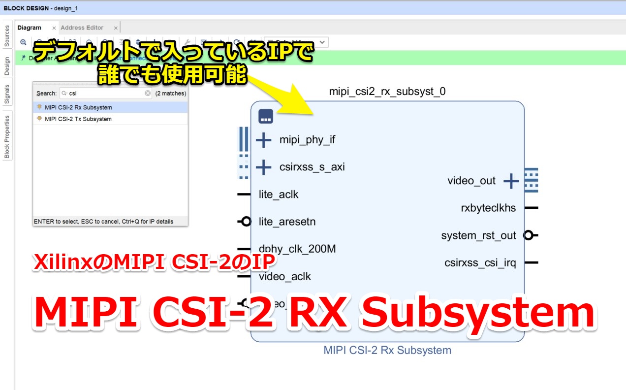 FPGAでMIPI CSI-2のカメラを動かしてみた。準備編！
