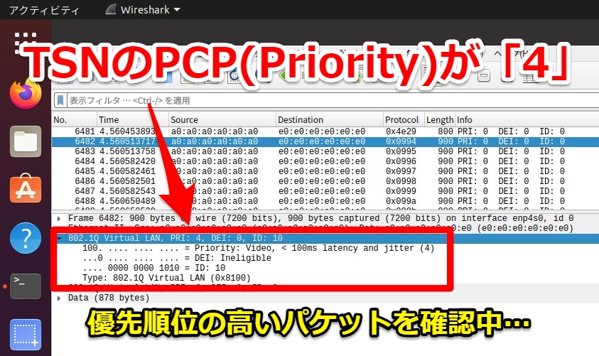 TSNの時刻同期の仕組み。IEEE 802.1QBVを試してみた