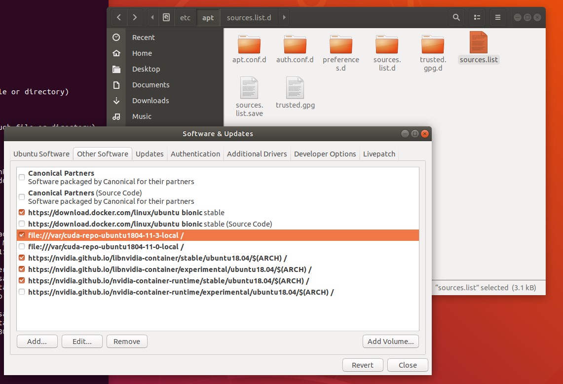 UbuntuでCUDAの削除から再インストールまでのメモ
