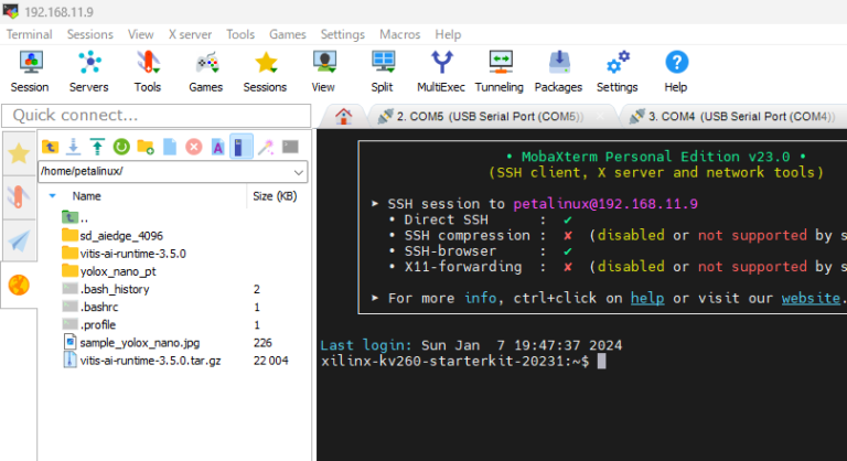 Vitis AI 3.5とKV260でYOLOXを動かしたメモ