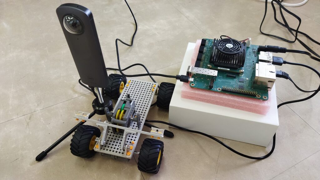 360°カメラ(RICOH THETA)をKR260+PYNQから操作してみた