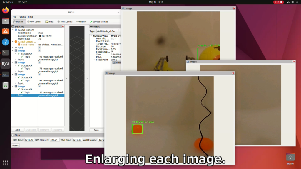 ROS2で360°カメラの画像処理・物体検出をしてみた