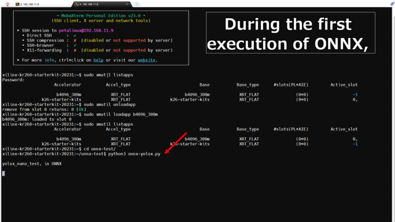 ONNXをDPUとVitis AI環境で動かしてみた。Python編