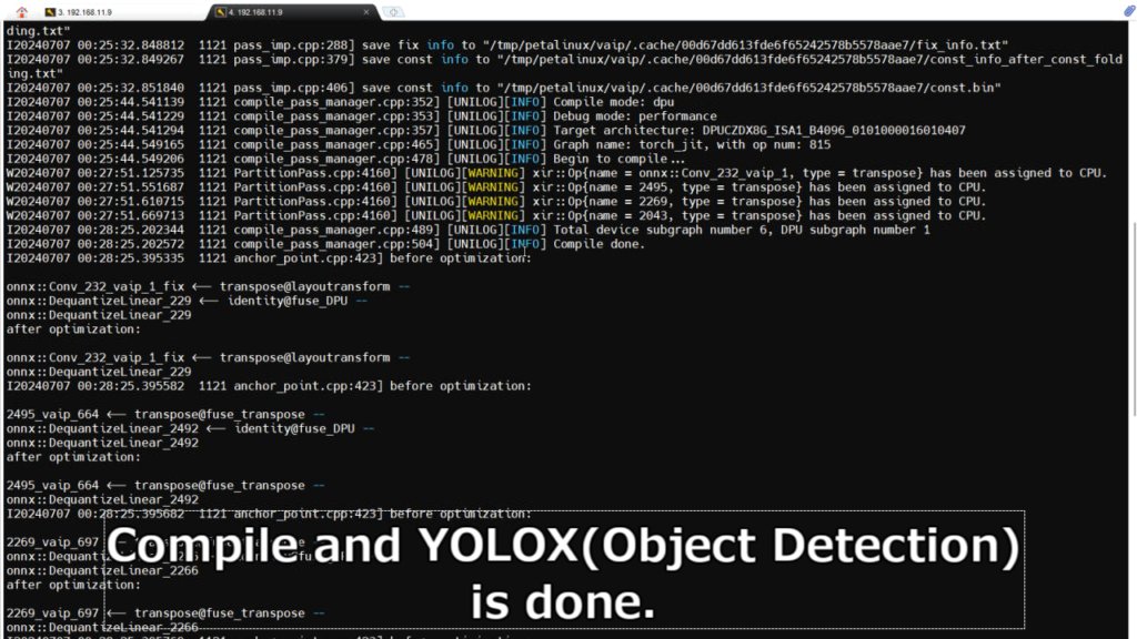 ONNXをDPUとVitis AI環境で動かしてみた。Python編