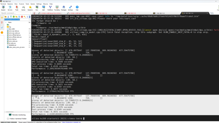 KV260でVitis AI ONNX Runtime Engine (VOE) を試してみた
