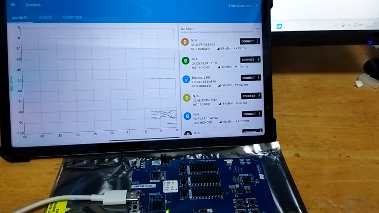nRF54L15DKを購入して、nRF Connect for Desktopで通信テスト