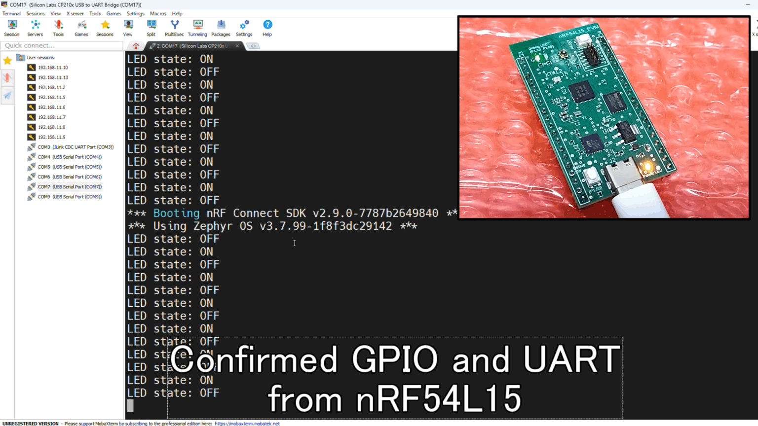 nRF54L15の評価ボードを自作して、IFをデバッグしてみた