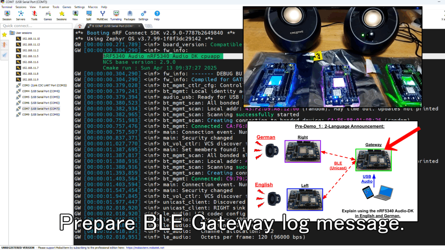 nRF5340 Audio DKの始め方。BLE Audioのテストしてみた。